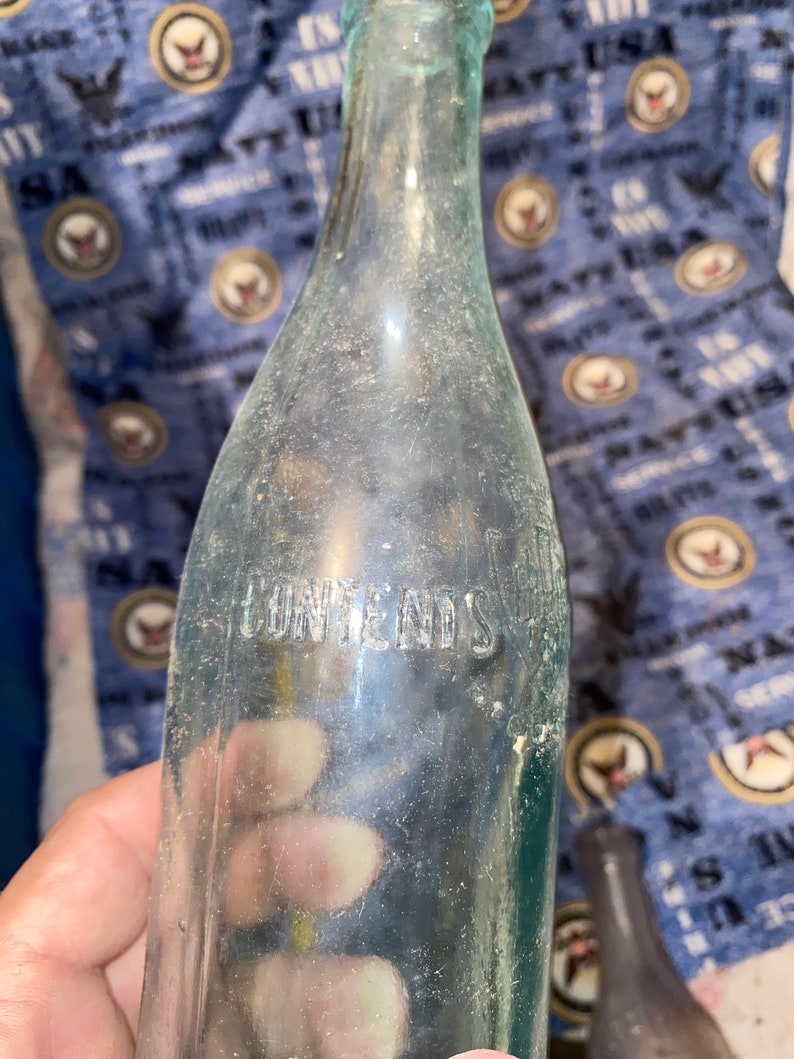 Blue Bottle Rubsam & Horrmann Brewing Co. Blue Glass Beer Bottle Staton ...