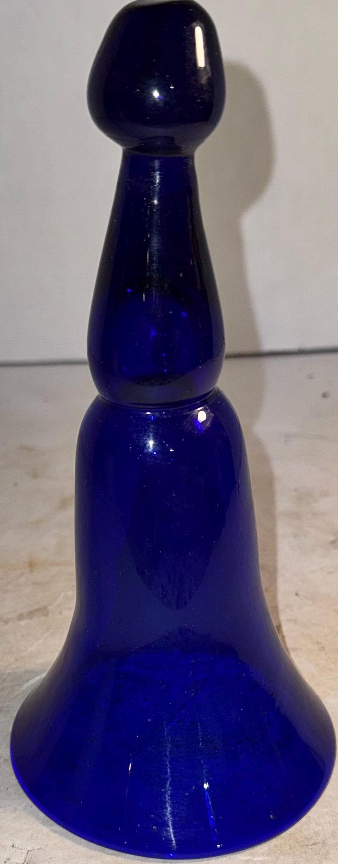 Rare Vintage Antique Auto Car Flower Vase Cobalt Blue Glass Elegant ...