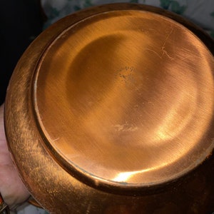 Vintage Coppercraft Guild Taunton Mass Copper Ice Bucket With Double ...