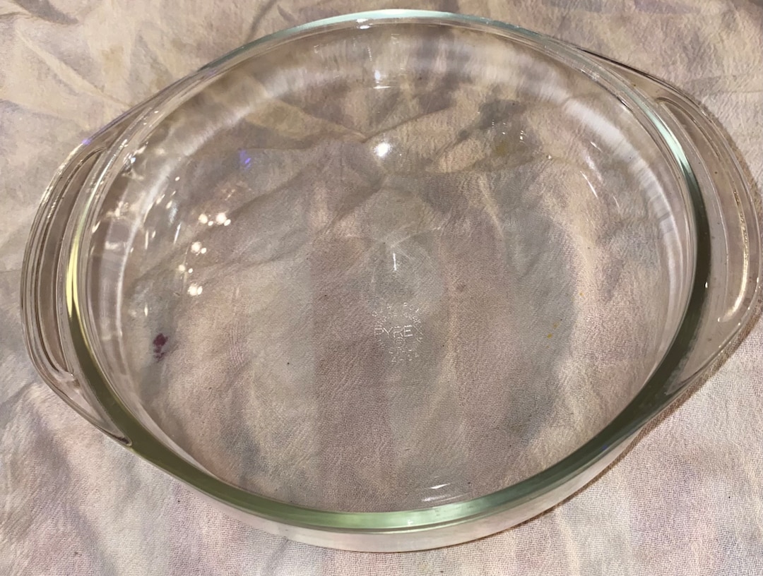 Vintage Pyrex Mixing Bowl Clear Glass 024 2QT Made USA 8.25" 2 Liter 72 ...