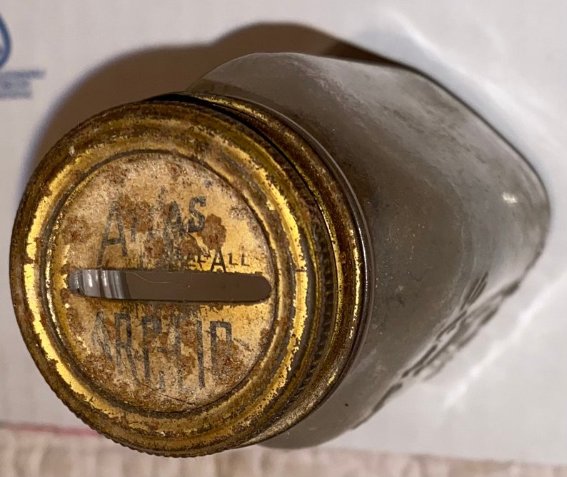 Vintage 1950’s Hazel Atlas Mason Jar Mini Coin Bank Seal-all ARC-LID ...