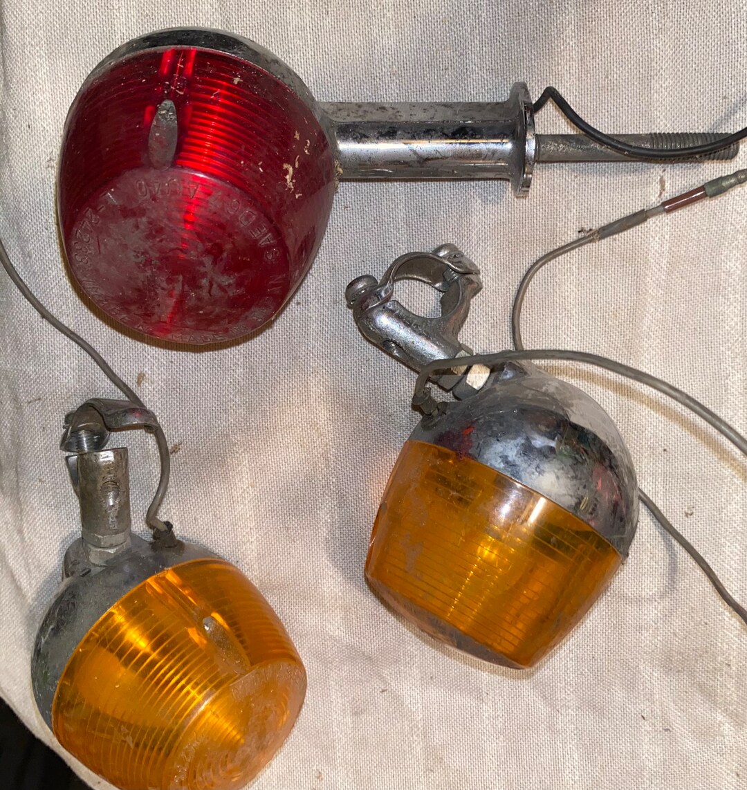 Vintage Motorcycle 2 Turn 1 Brake Signal UNTESTED for Parts Only - Etsy