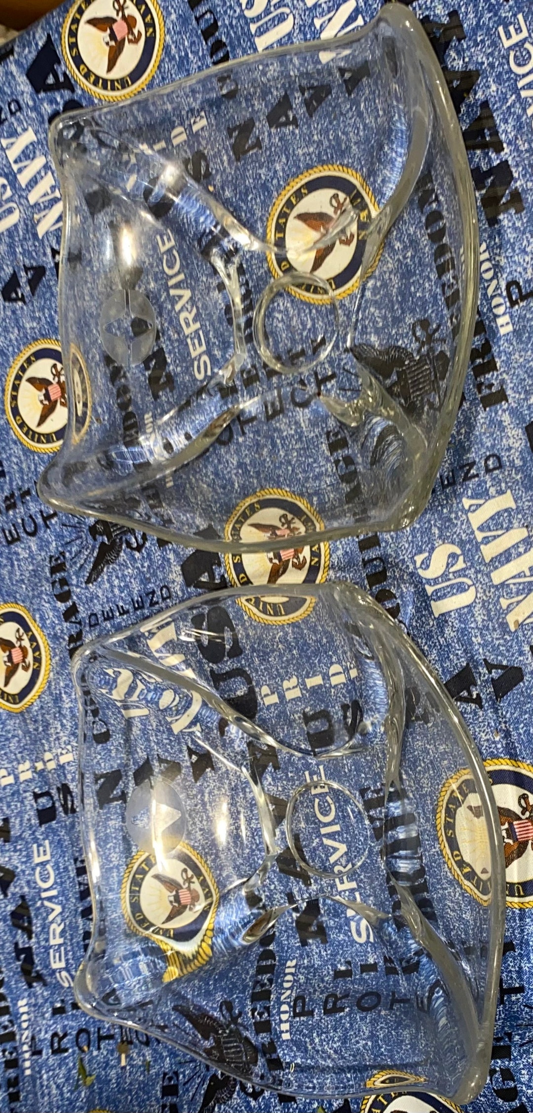 Vintage Mobay Company Advertising Memorabilia Ashtray Candy Dish Glass ...