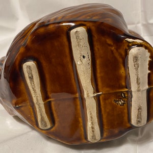 Mcm Cameron Clay Pottery Gold Tones Squirrel Planter Vase 10" Tall ...