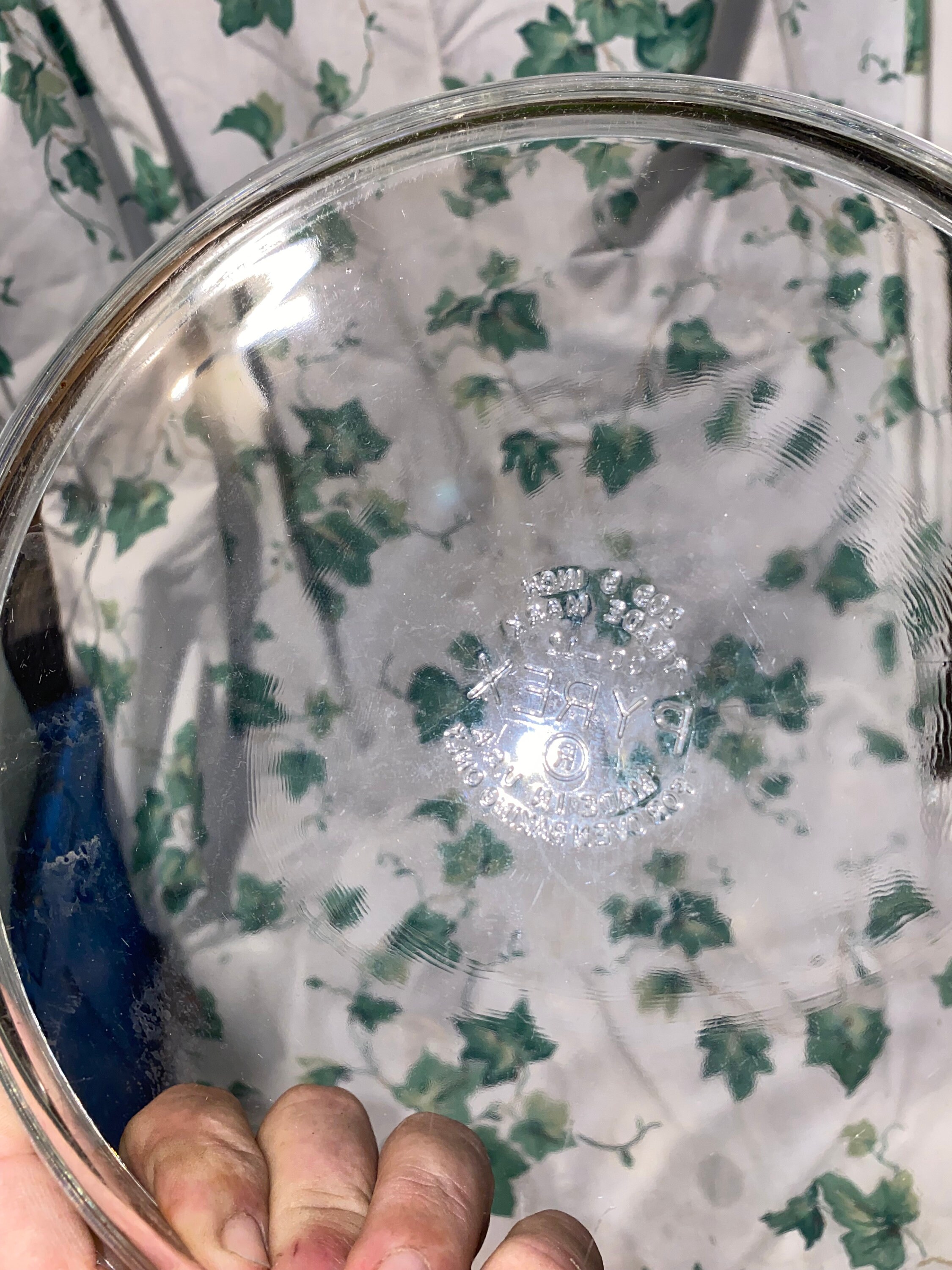 Vintage Clear PYREX Glass Pie Plate Stamped Pyrex 209 9" 23cm for Oven ...