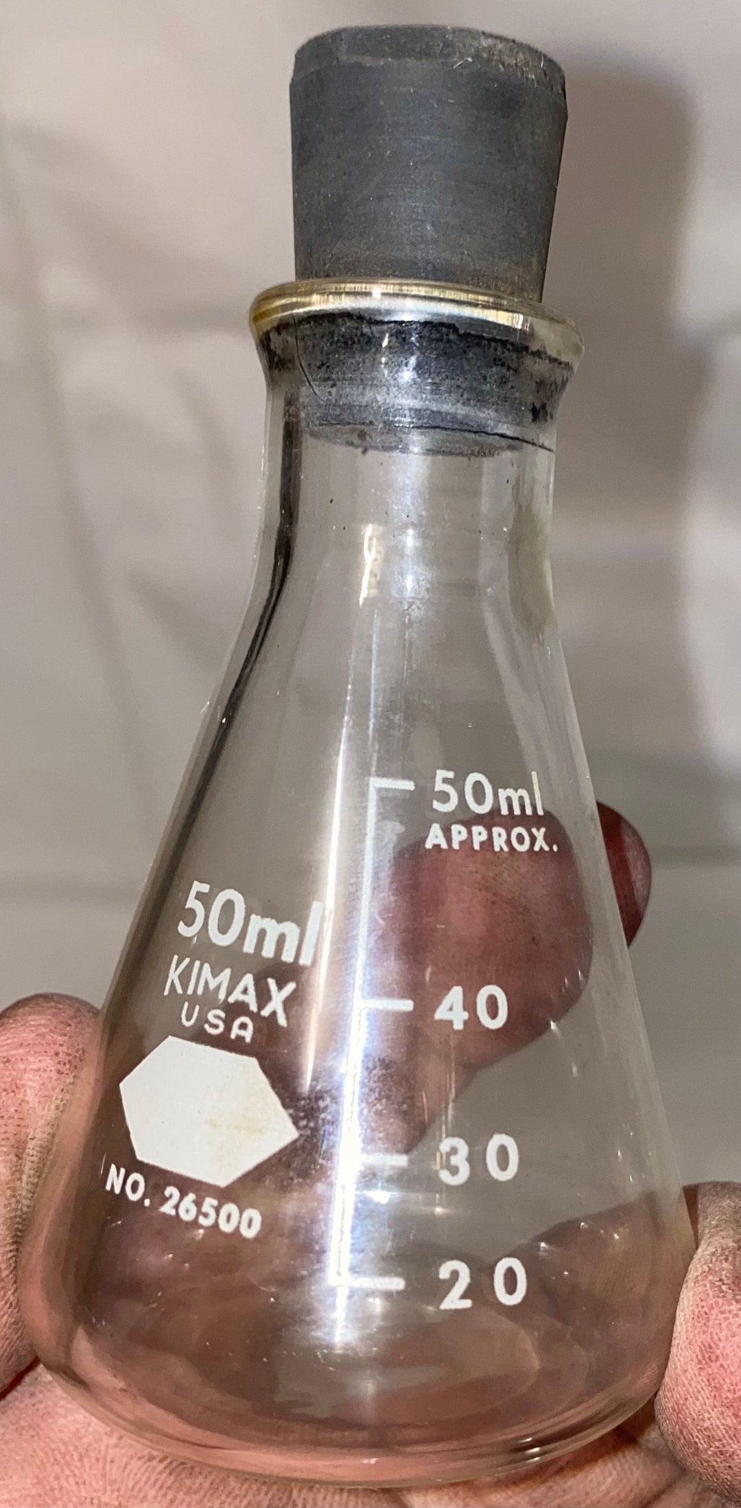 Kimax 26500 50 Ml Stopper No.1 Flask Labware - Etsy