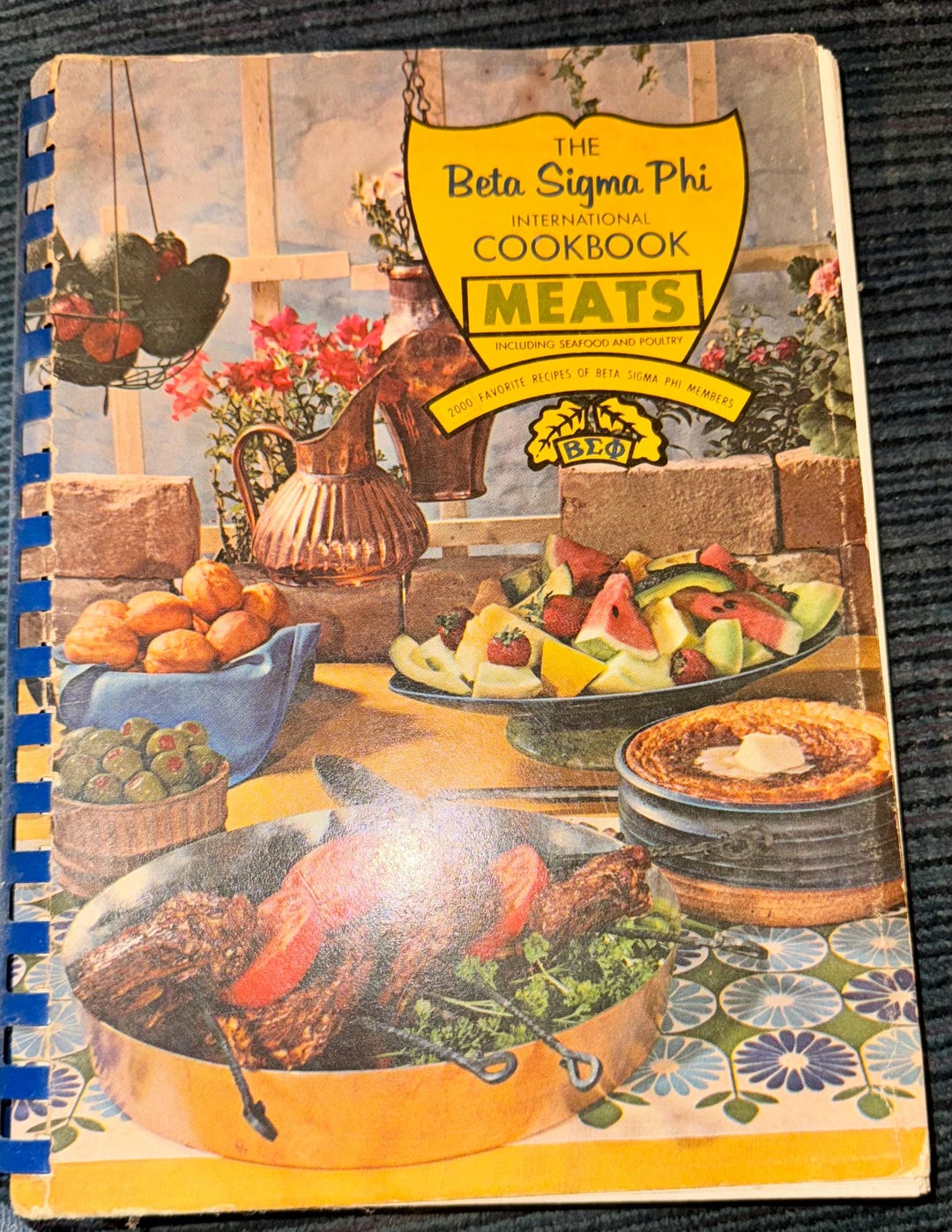 The Beta Sigma Phi International Cookbook Meats Including Seafood and ...