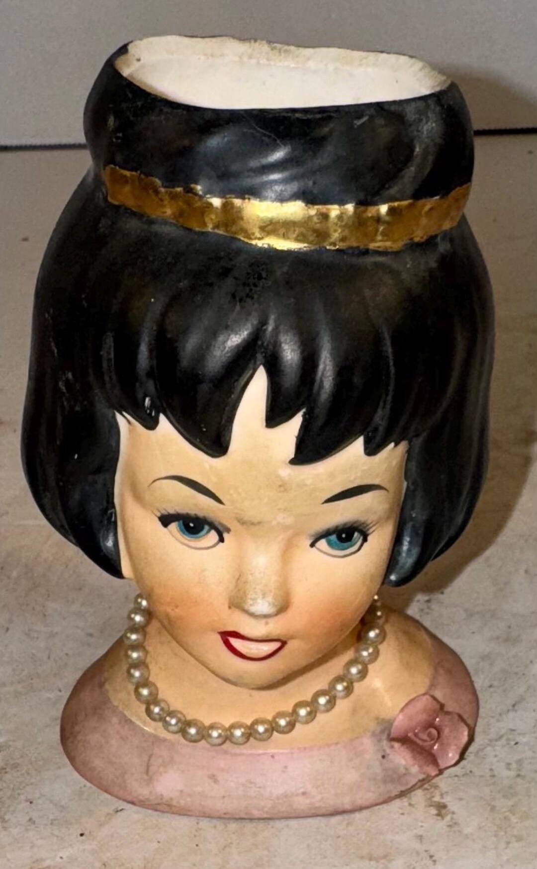 Inarco E-1138 Head Vase the Young Snow White C1963 Vintage - Etsy