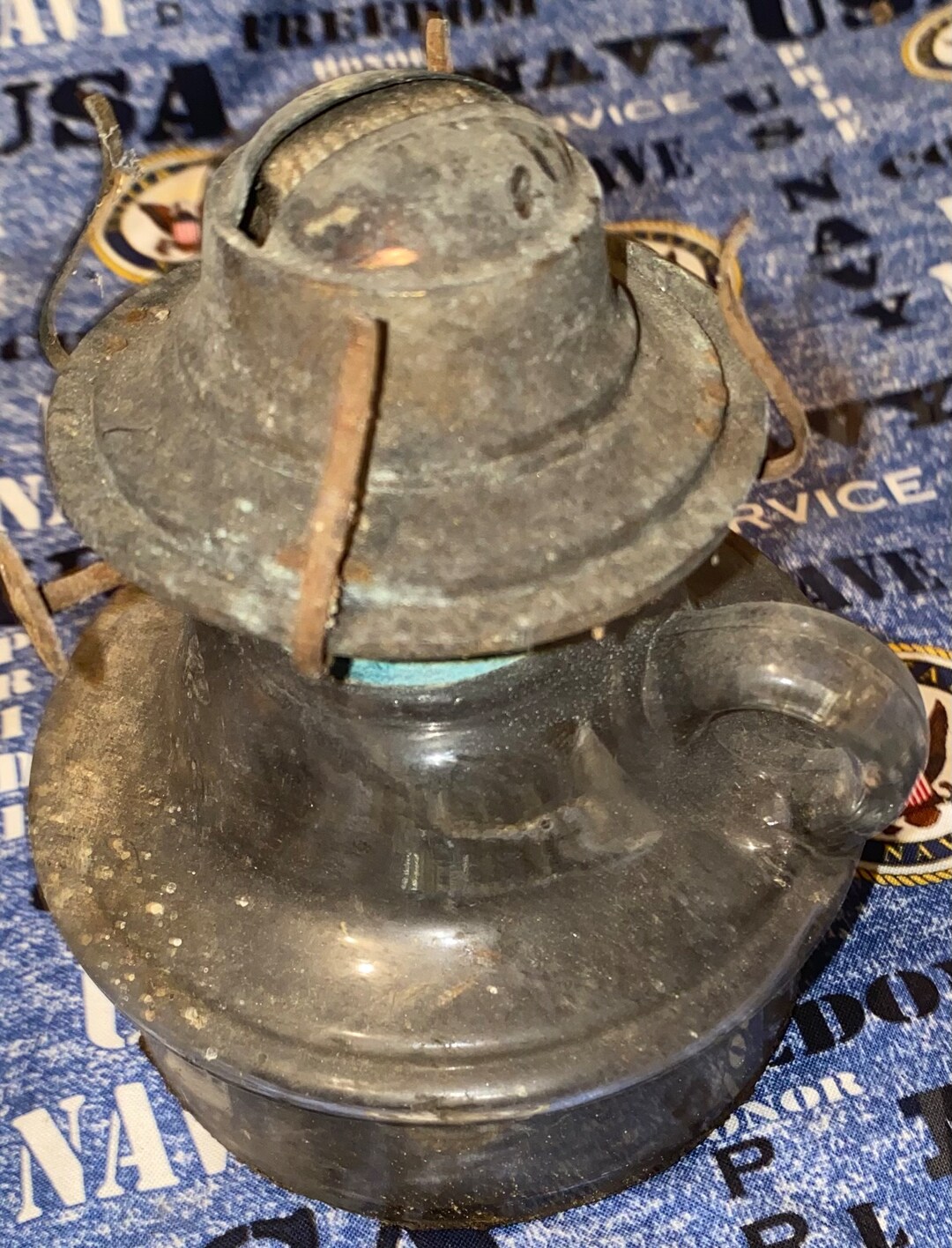 Barn Find Vintage Small Finger Oil Lamp - Etsy
