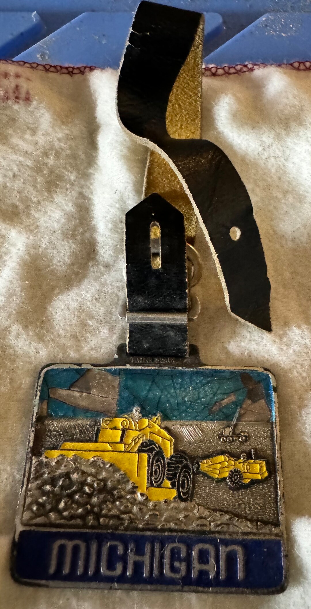 Vintage Michigan Wheel Dozer & Scraper POCKET Watch Fob - Etsy