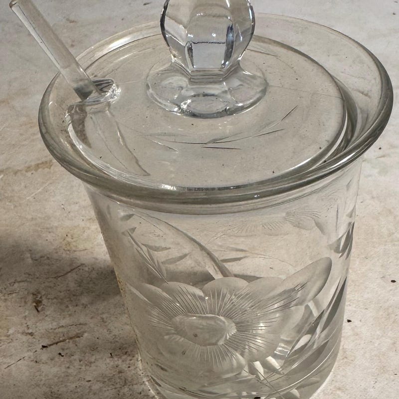 Vintage Jam Jar - Etsy