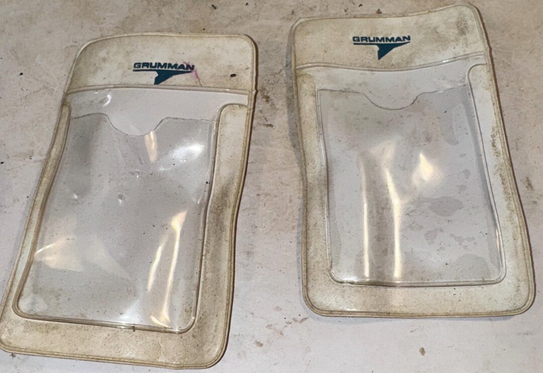 Vintage UNCOMMON NASA GRUMMAN Employee Engineers Pocket Protector Pair ...