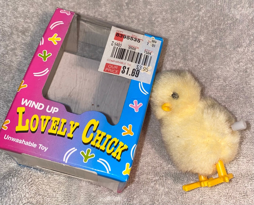 Vintage Wind up Hopping Chick Made in China for Oxford Products Mint in ...