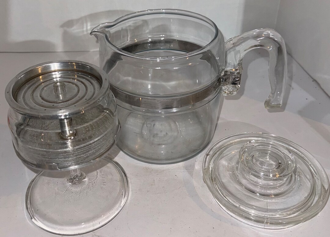 Pyrex Glass Percolator 6 Cup Capacity 7756-B Complete - Etsy