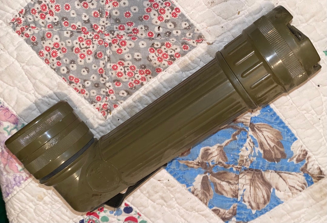 U.S. Army Fulton Mx-991u Flashlight Color Green Used - Etsy