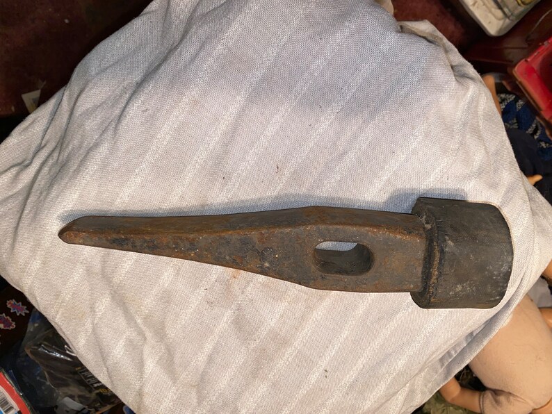 Vintage Forging Cut off Hammer Heads 5lb Hubbard Special Alloy Cut ...
