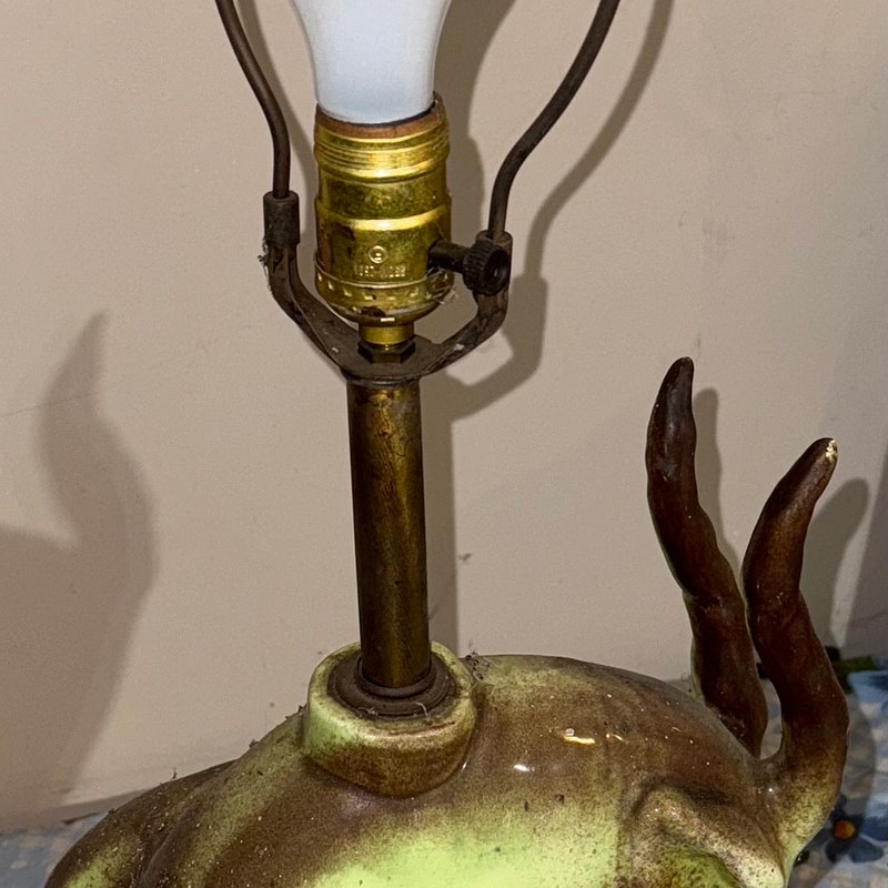 Vintage Antelope Lamp - Etsy