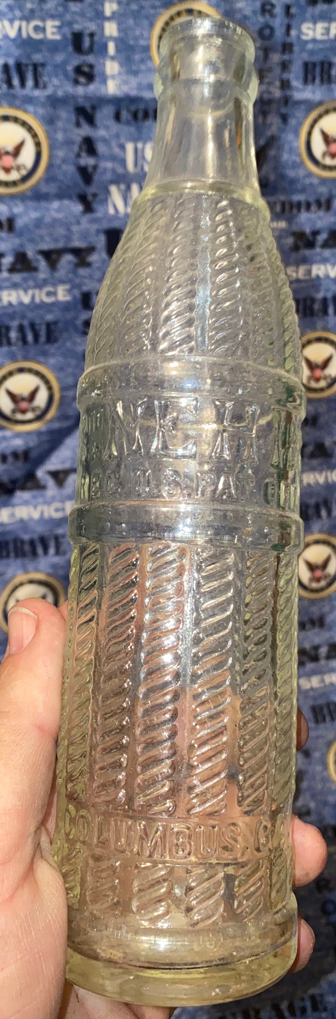 Antique Embossed Nehi Beverages Soda Bottle March 3rd 1925 9 Fluid ...
