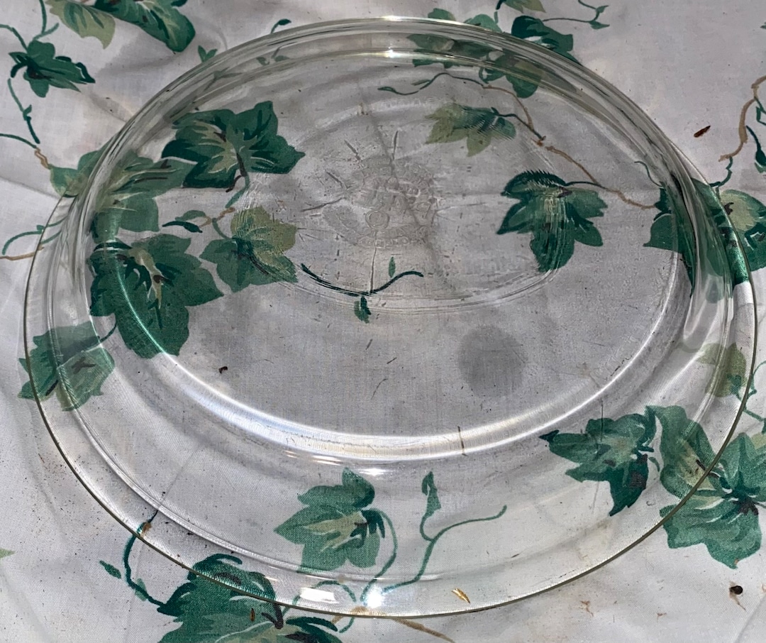Vintage Clear PYREX Glass Pie Plate Stamped Pyrex 209 9" 23cm for Oven ...