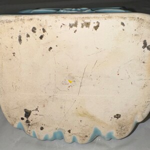 Vintage Cameron Clay Pottery Colonial Courting Couple Planter Lt Blue W ...