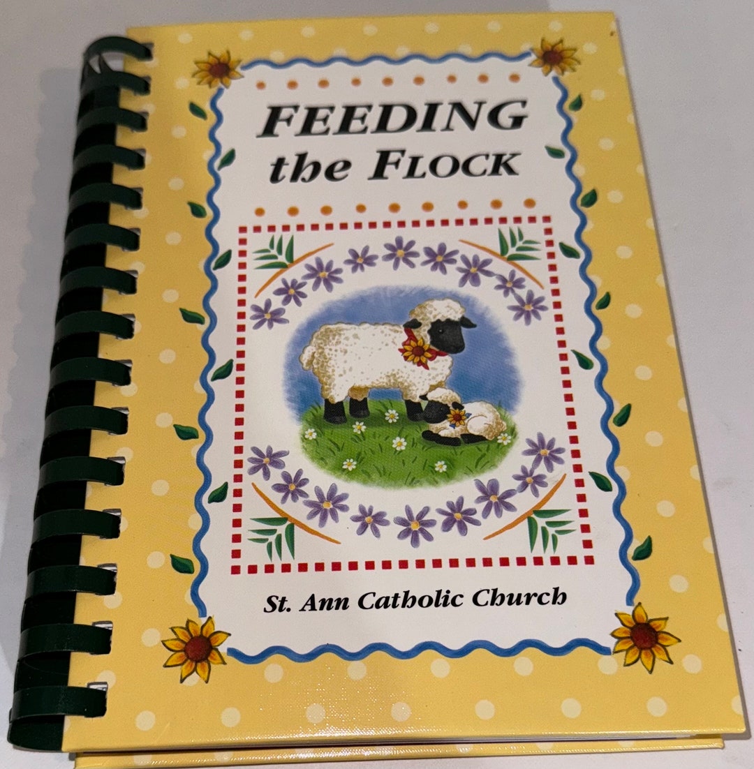 Feeding the Flock St Ann Catholic Church Cookbook Vintage - Etsy