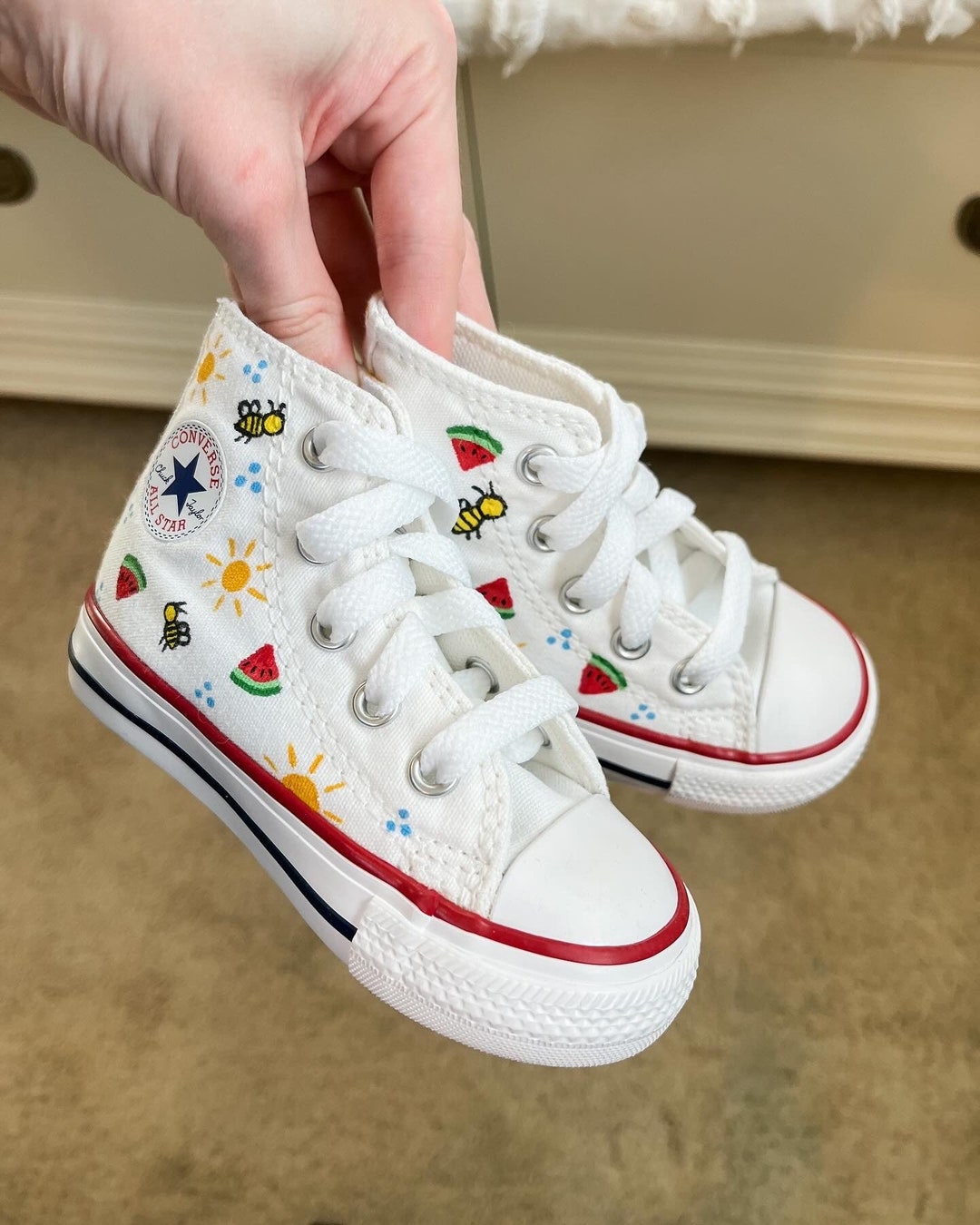 Custom Baby Converse - Etsy