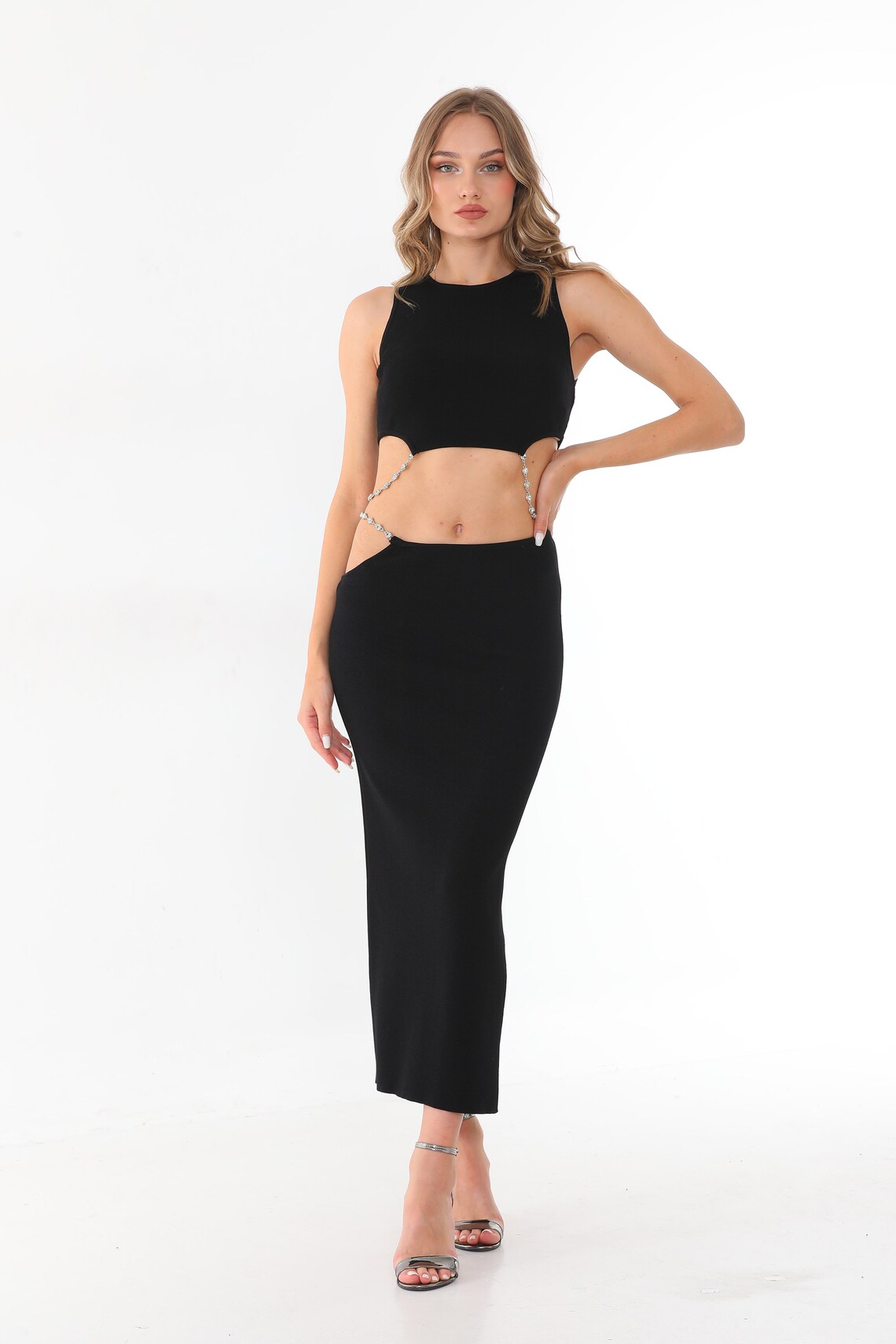 Yildiz Studio Cut Out Knit Top - Etsy