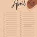Boho Celebration Calendar, Digital Calendar, Vertical - Etsy