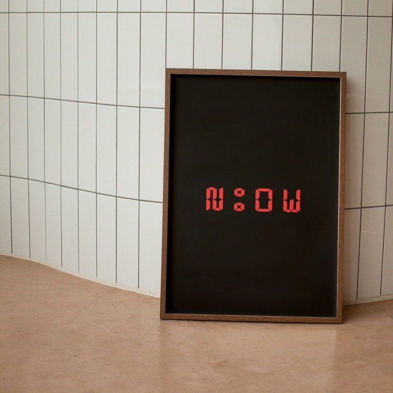 Digital Clock - Etsy