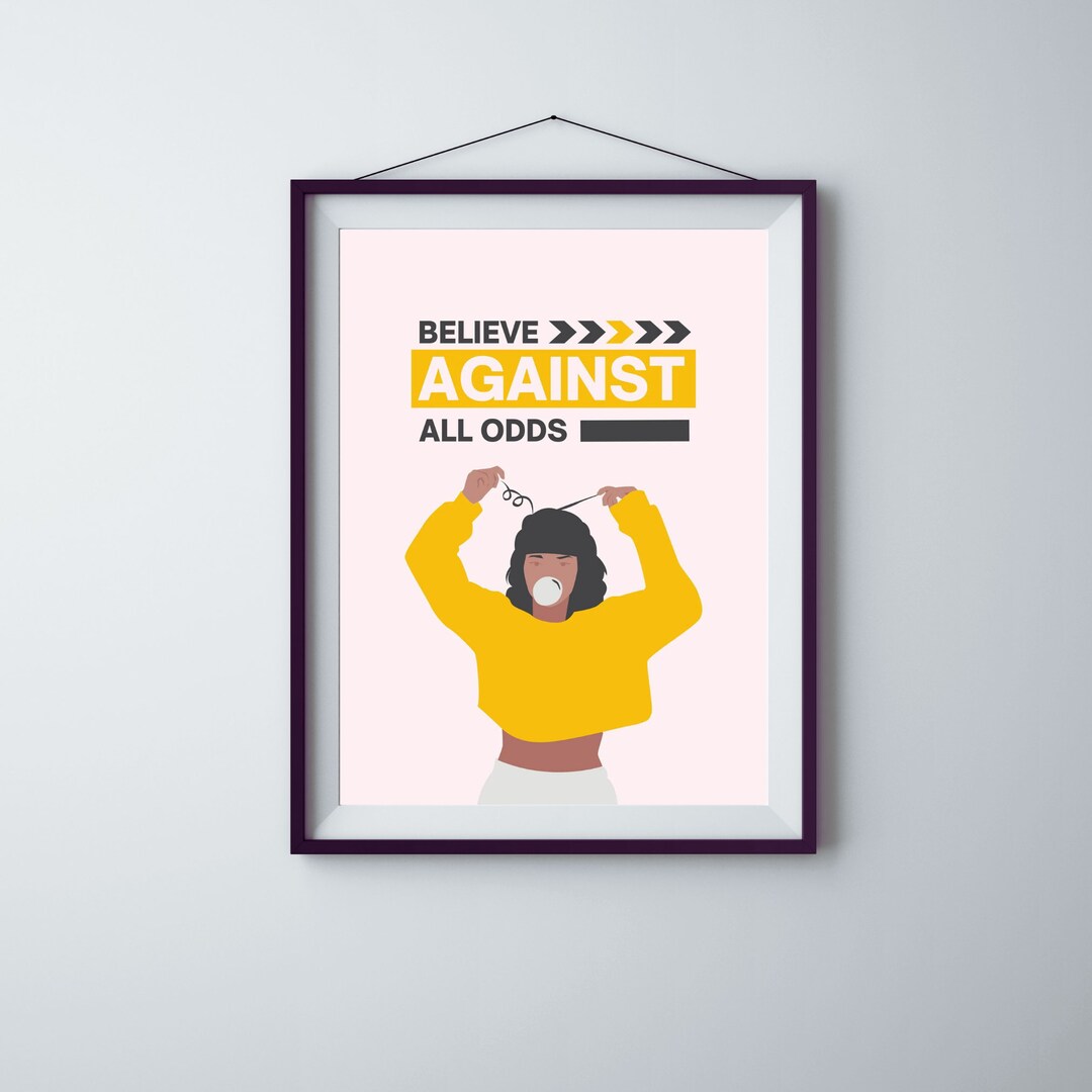 Graphic Art Print, Printable Quote Art, Digital Quote Art, Believe Art ...