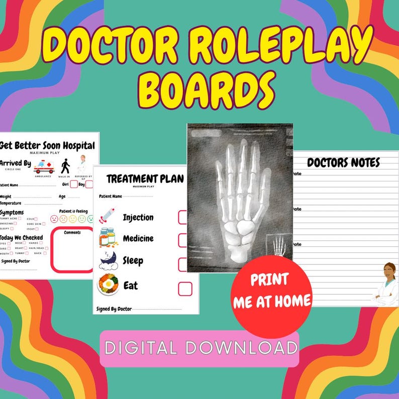 Doctor Roleplay Boards - Digital Download - Etsy
