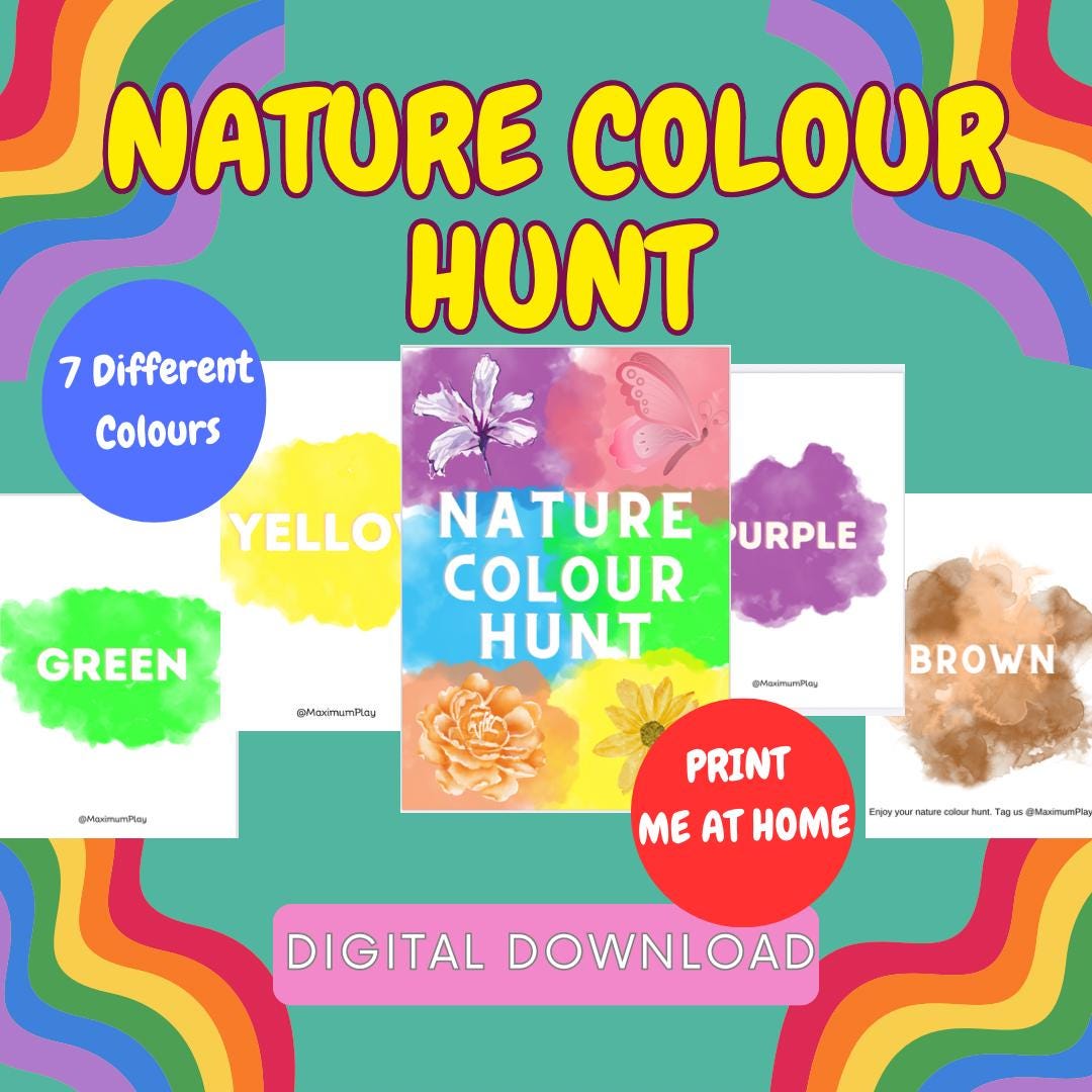 Nature Colour Hunt - Digital Download - Etsy