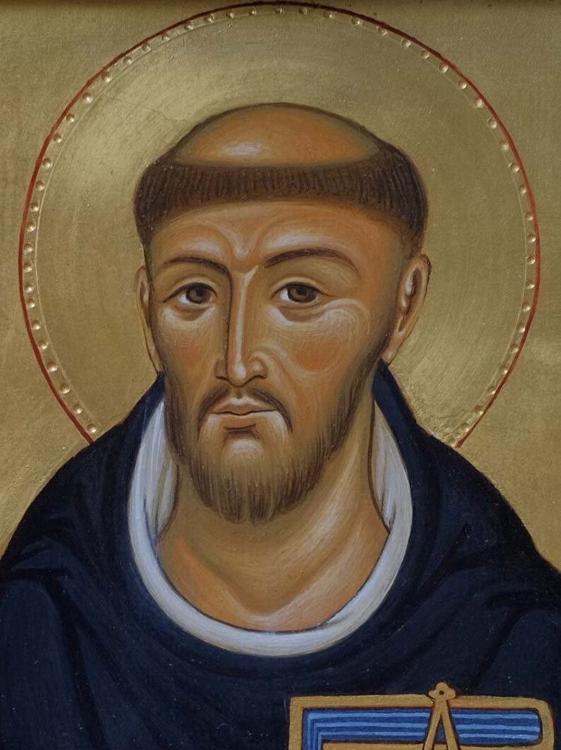 24x18cm Sacred Saint Dominic Icon Handcrafted Devotional Art - Etsy