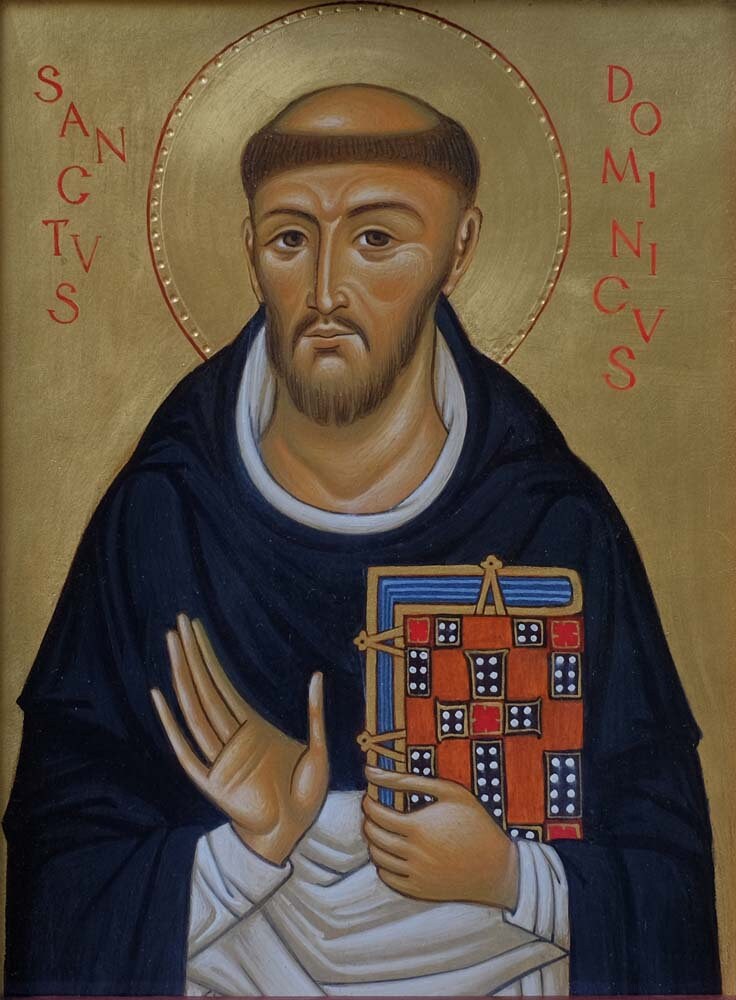 24x18cm Sacred Saint Dominic Icon Handcrafted Devotional Art for ...