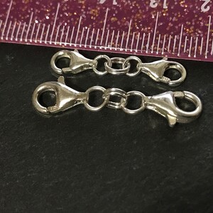 Sterling Silver Lobster Clasp Connector: Strong Necklace/bracelet ...