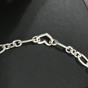 Sterling Silver Hinged Charm Connector: Charm Holder/infinity Double ...