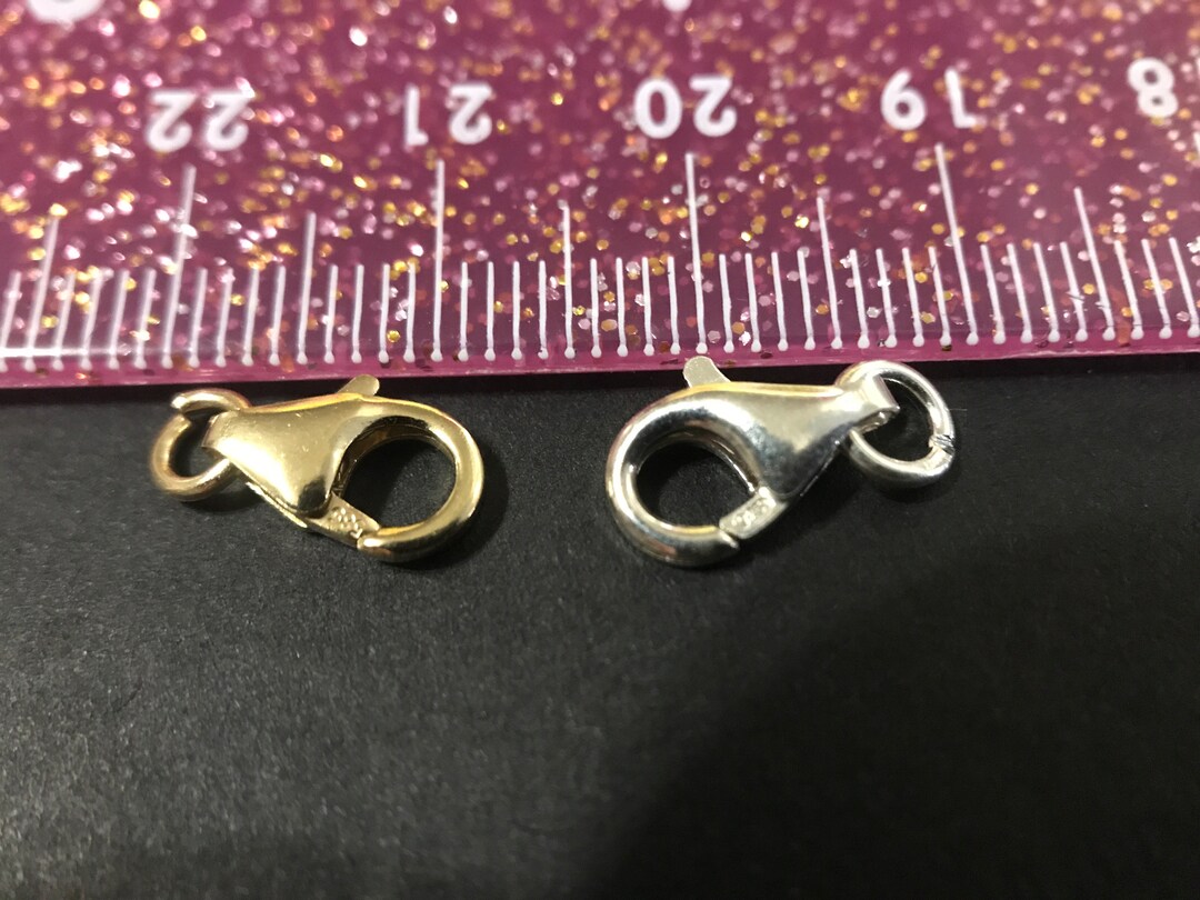1 Pcs 14K Solid Gold /sterling Silver Clasp. 14K Solid Gold Clasp ...