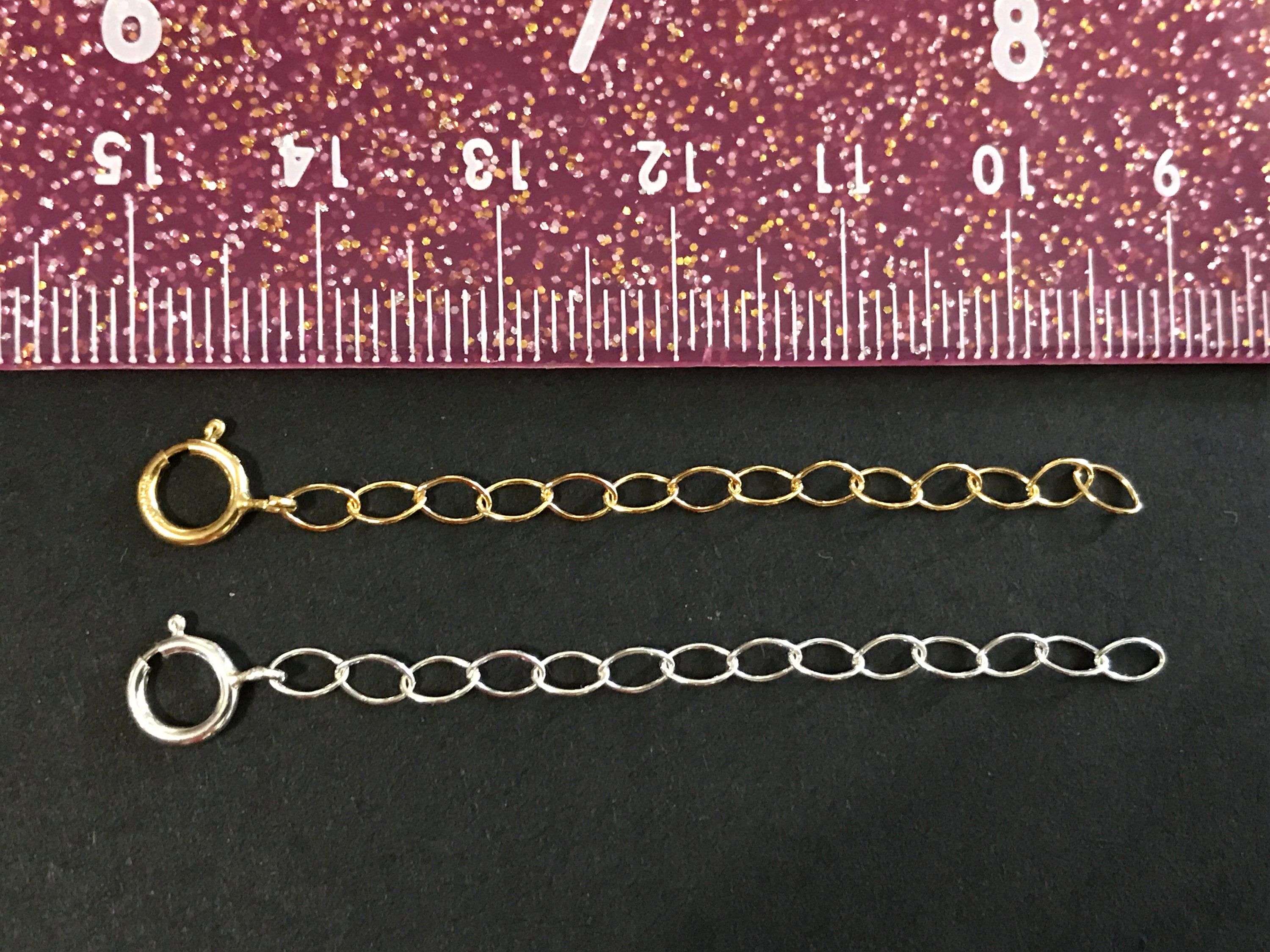 Customized Length 14K Gold Filled/sterling Silver Extender - Etsy