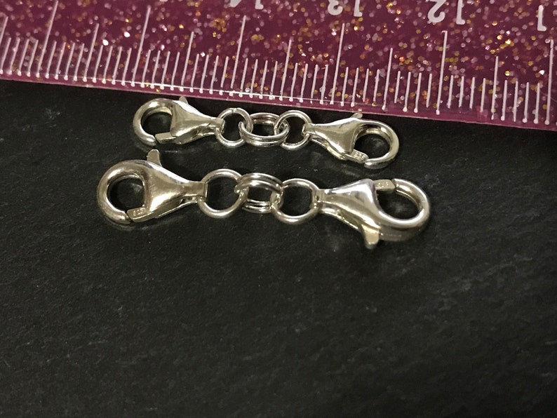 Sterling Silver Lobster Clasp Connector: Strong Necklace/bracelet ...
