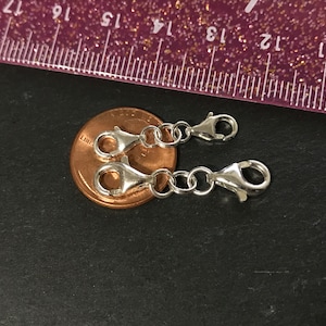 Sterling Silver Lobster Clasp Connector: Strong Necklace/bracelet ...
