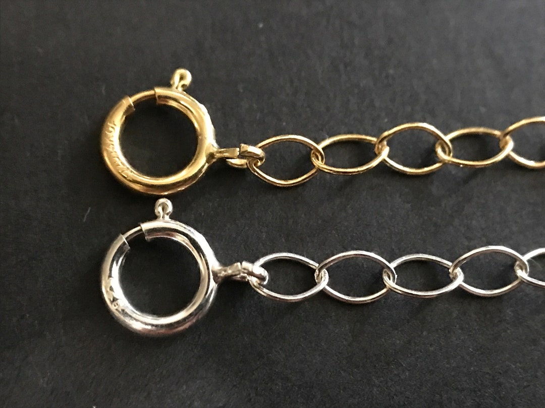 Customized Length 14K Gold Filled/sterling Silver Extender Chain ...