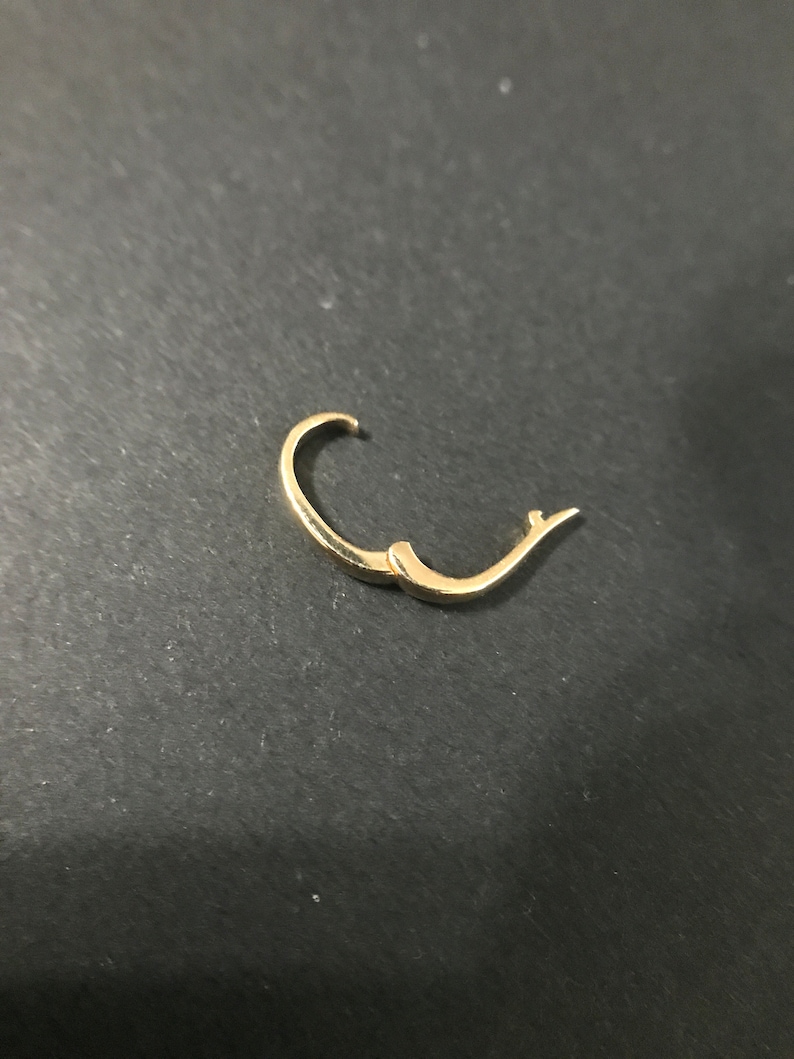 1pc 14K Solid Yellow Gold Enhancer Bail Slide. Pendant Enhancer ...