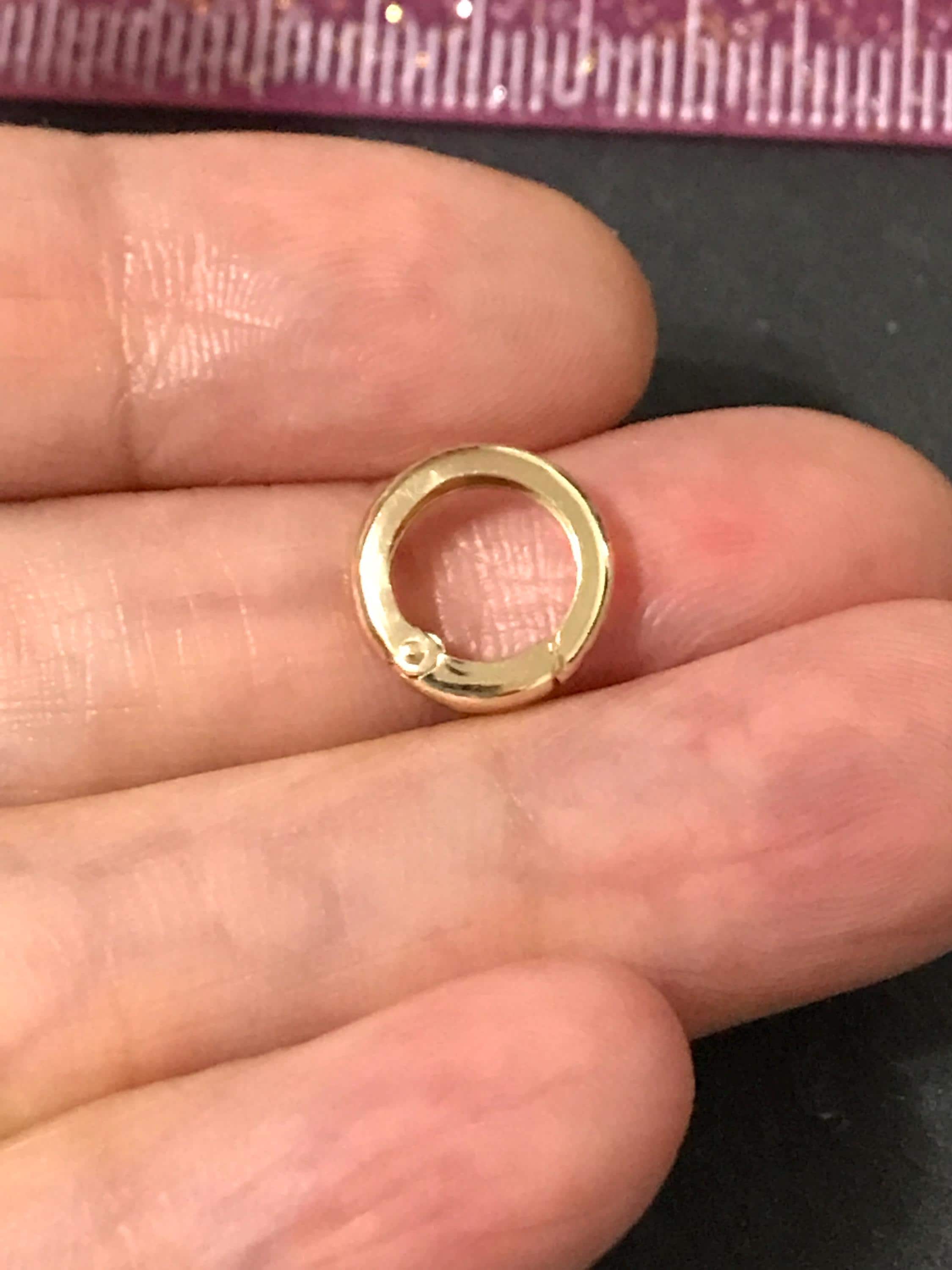 Genuine 14K Gold Filled Lightweight Hinged Connector: Extender, Charm ...