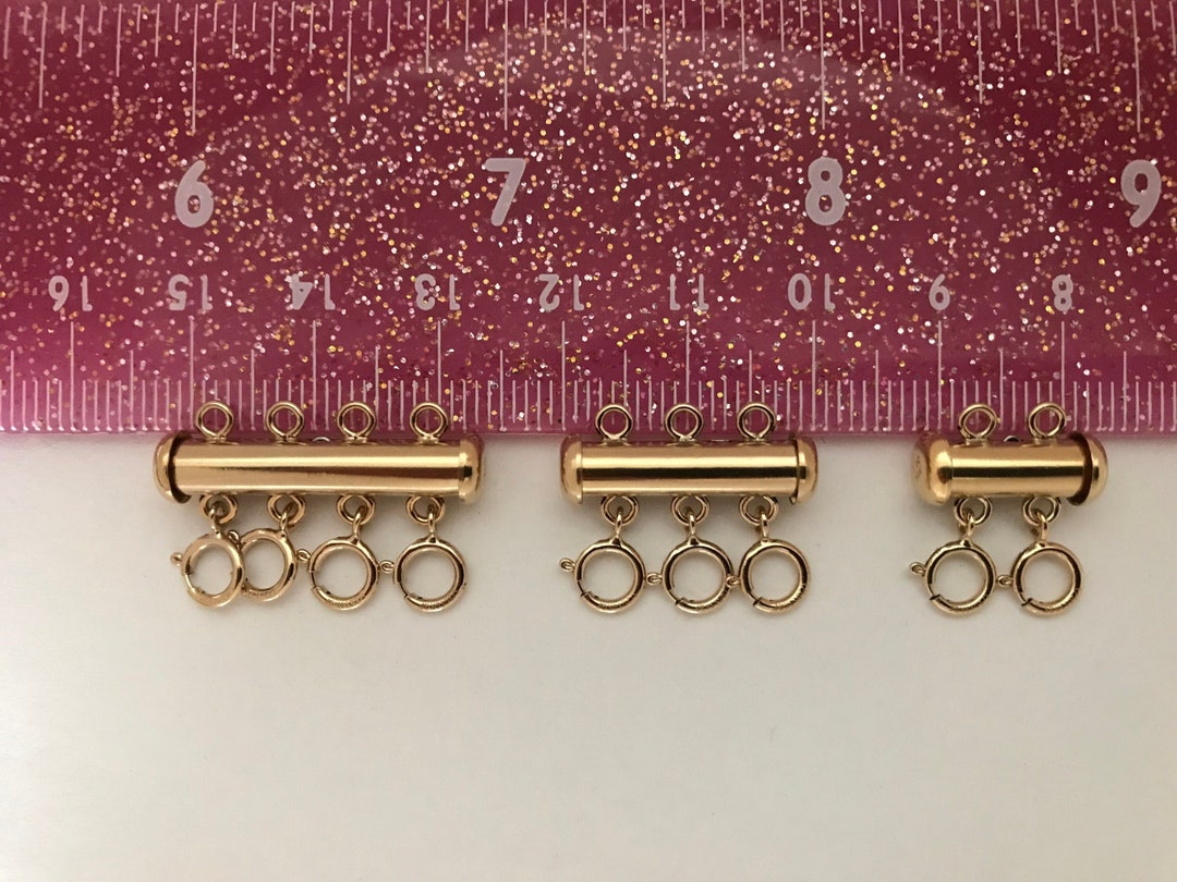 Bulk Sale Price, Made in USA With Hallmark 14k Gold Filled Multi Row ...