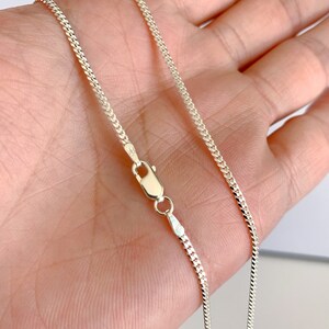2mm Sterling Silver Curb Chain: Unisex Necklace - Etsy