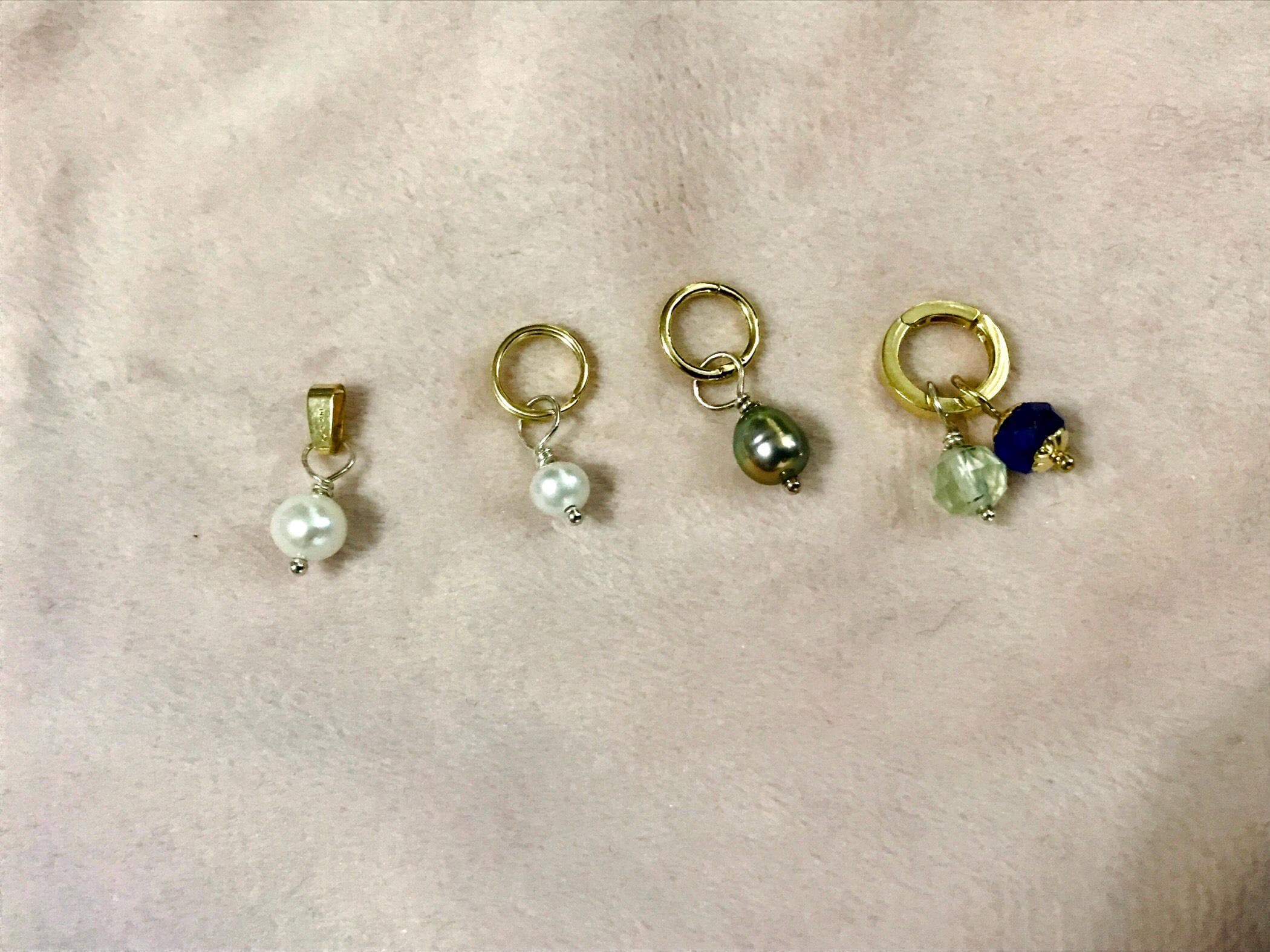 14K Yellow Gold Enhancer Bail: Pendant Connector, Charm Holder (1 Piece ...