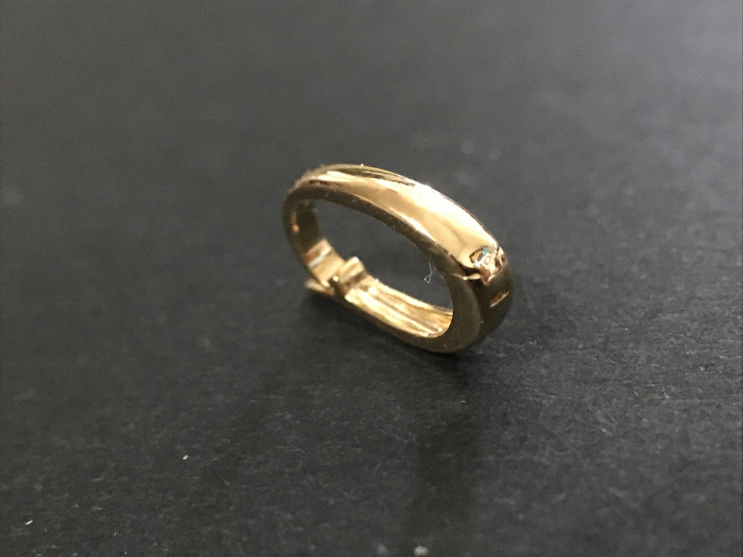 1pc 14K Solid Yellow Gold Enhancer Bail Slide. Pendant Enhancer ...