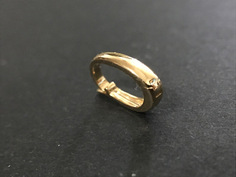 1pc 14K Solid Yellow Gold Enhancer Bail Slide. Pendant Enhancer ...