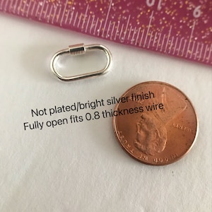 Sterling Silver Hinged Charm Connector: Charm Holder/infinity Double ...