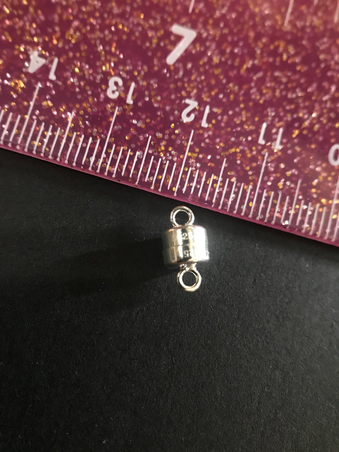 Sterling Silver Magnetic Clasp: 5.5mm Jewelry Component - Etsy